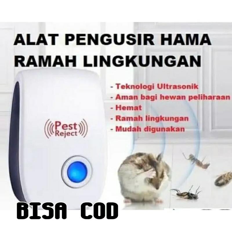 Jual Ekonomis (Bisa COD) Alat Pengusir Serangga Ultrasonic Pest Alat ...