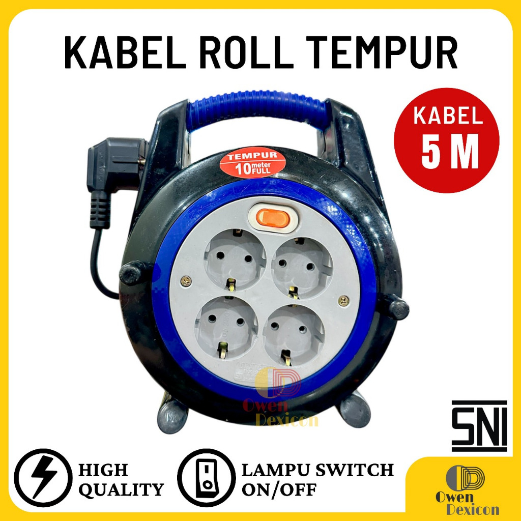 Jual KABEL ROLL 5 METER TEMPUR BOX KABEL SWITCH ON OFF SNI DEXICON ...