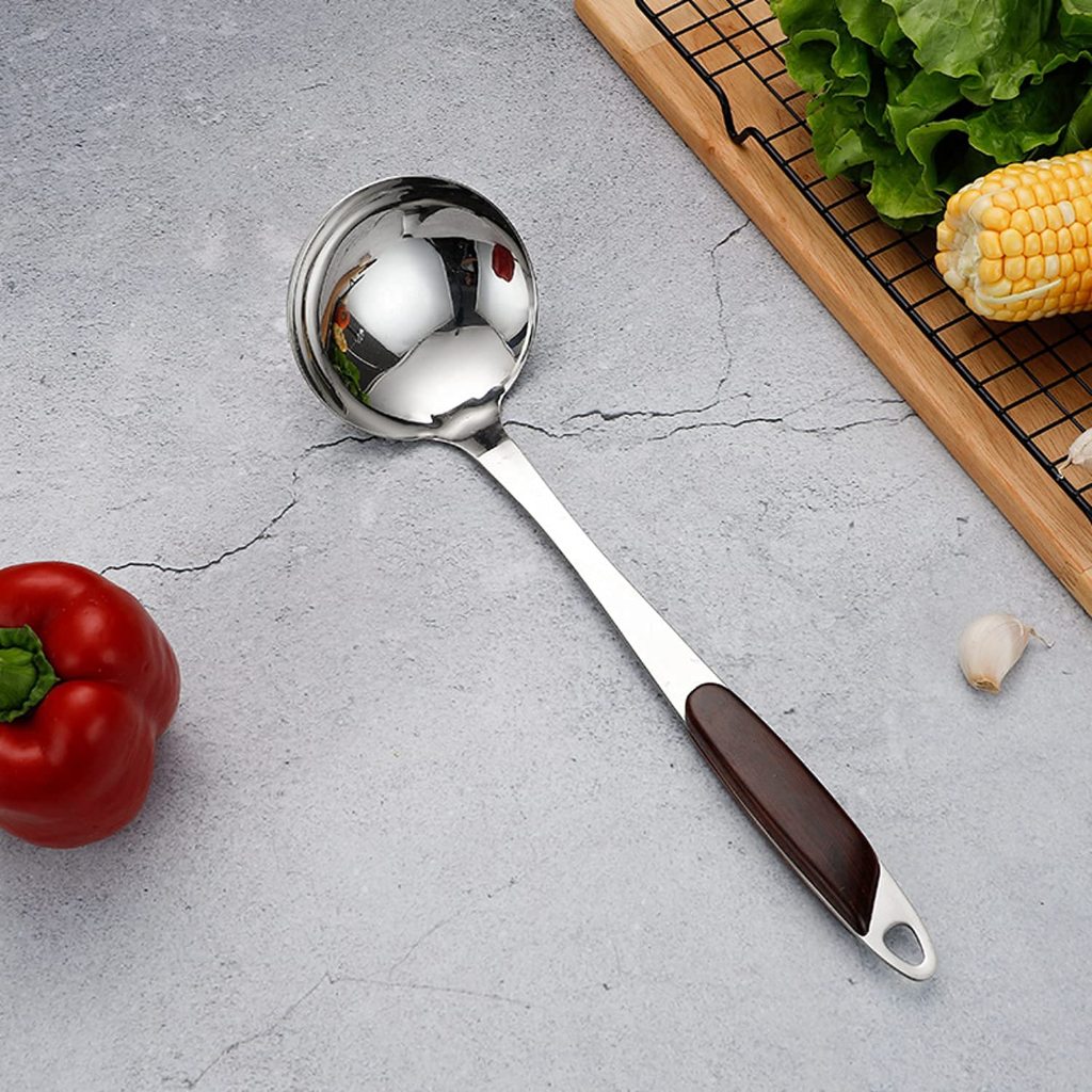 Jual Sendok Sup STS S30 Gagang Coklat | Sendok Kuah Stainless Steel ...