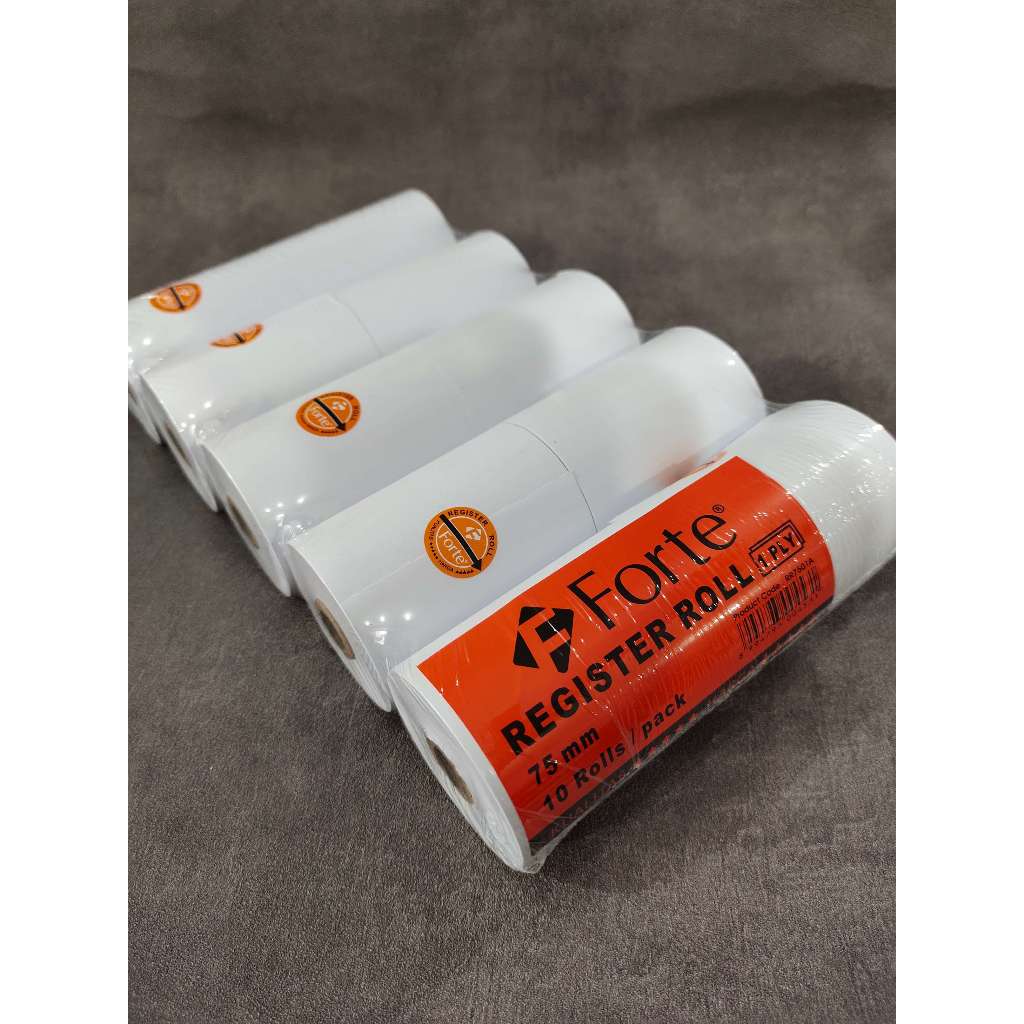 Jual register roll 75x65, kertas struk kasir 1 ply 75 mm | Shopee Indonesia
