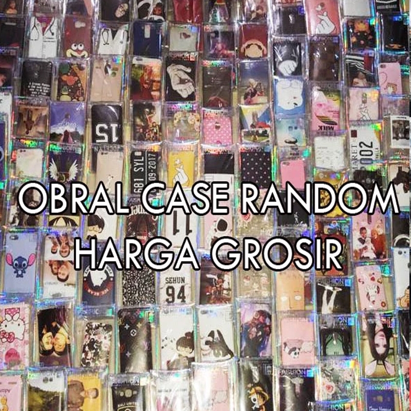 Jual GROSIR! SALE CASE RANDOM MOTIF UNTUK SEMUA TIPE HP CAMPUR BAHAN ...