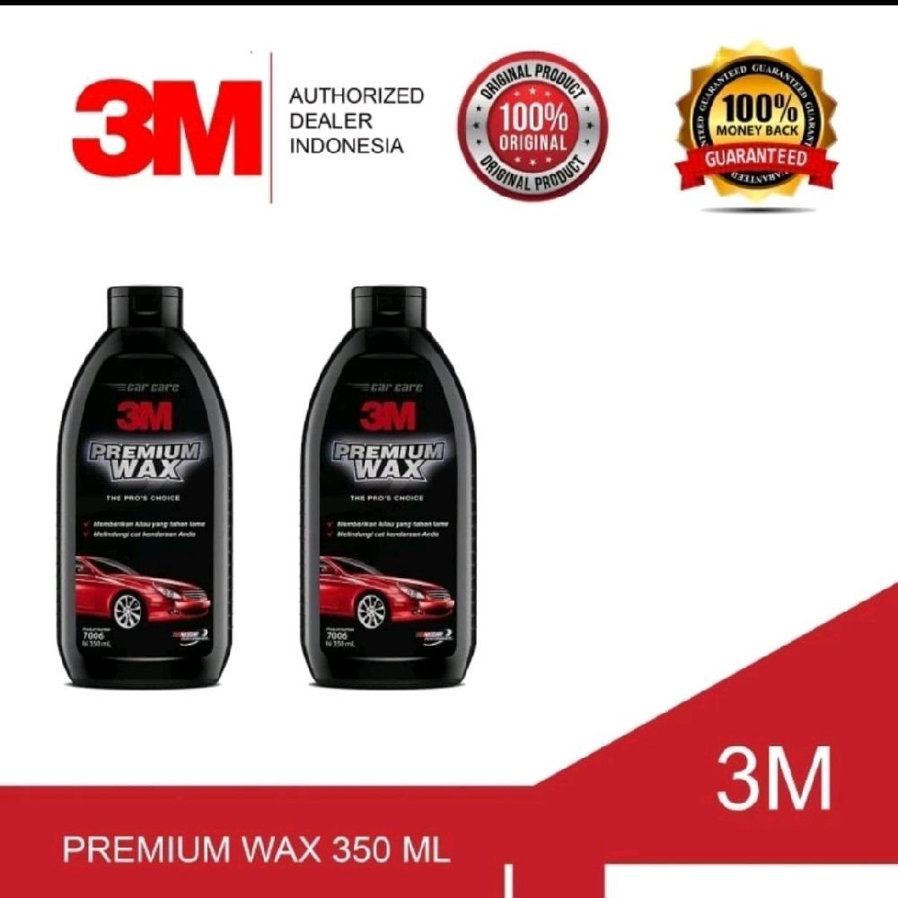 Jual 3M Premium Wax 350ml Cairan Wax Mobil Original Perlindungan ...