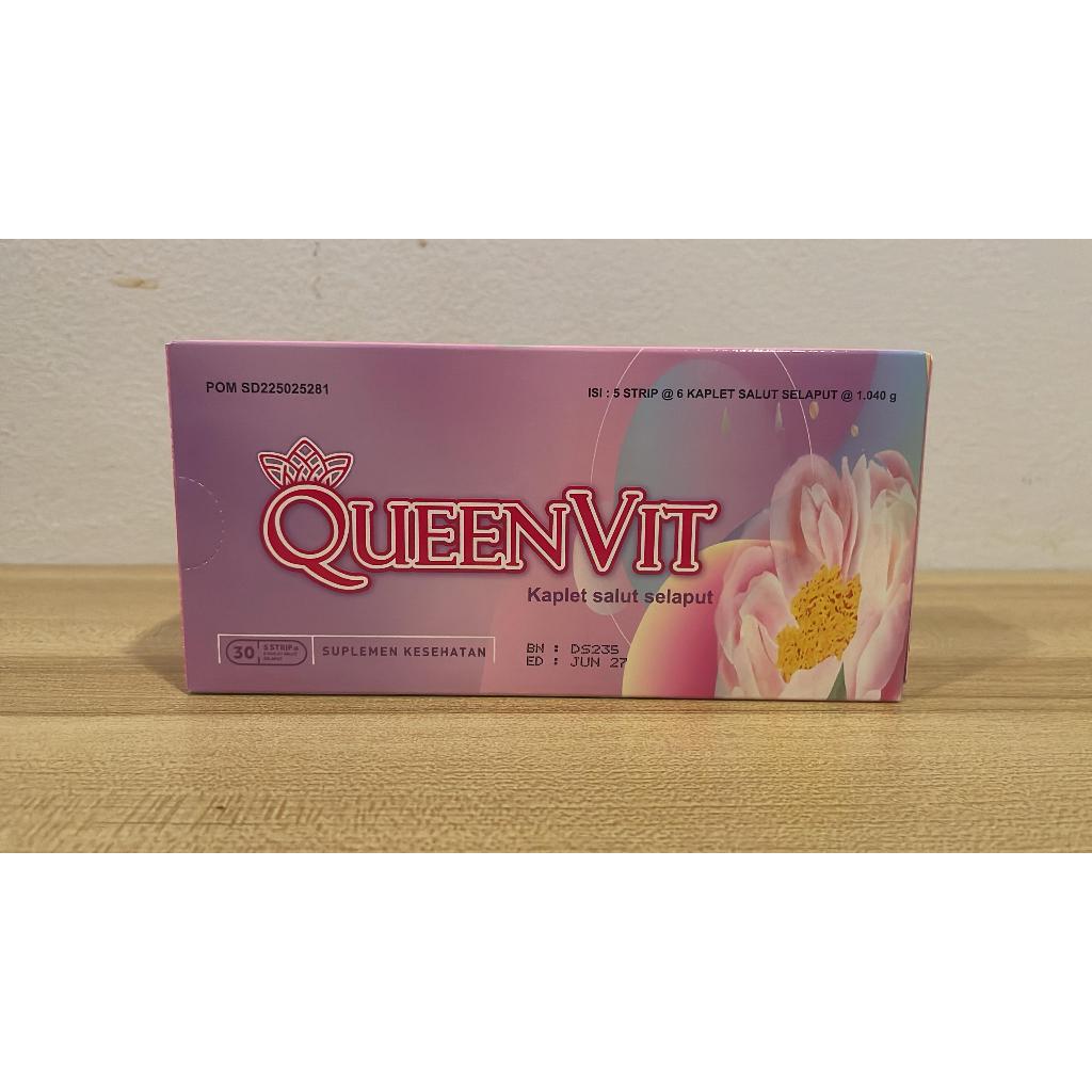 Jual Queenvit 1 box 5 Strip @ 6 Kaplet | Shopee Indonesia