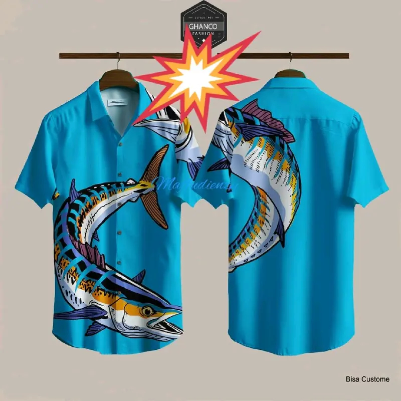 Jual Kemeja Mancing Motif Ikan | Shopee Indonesia