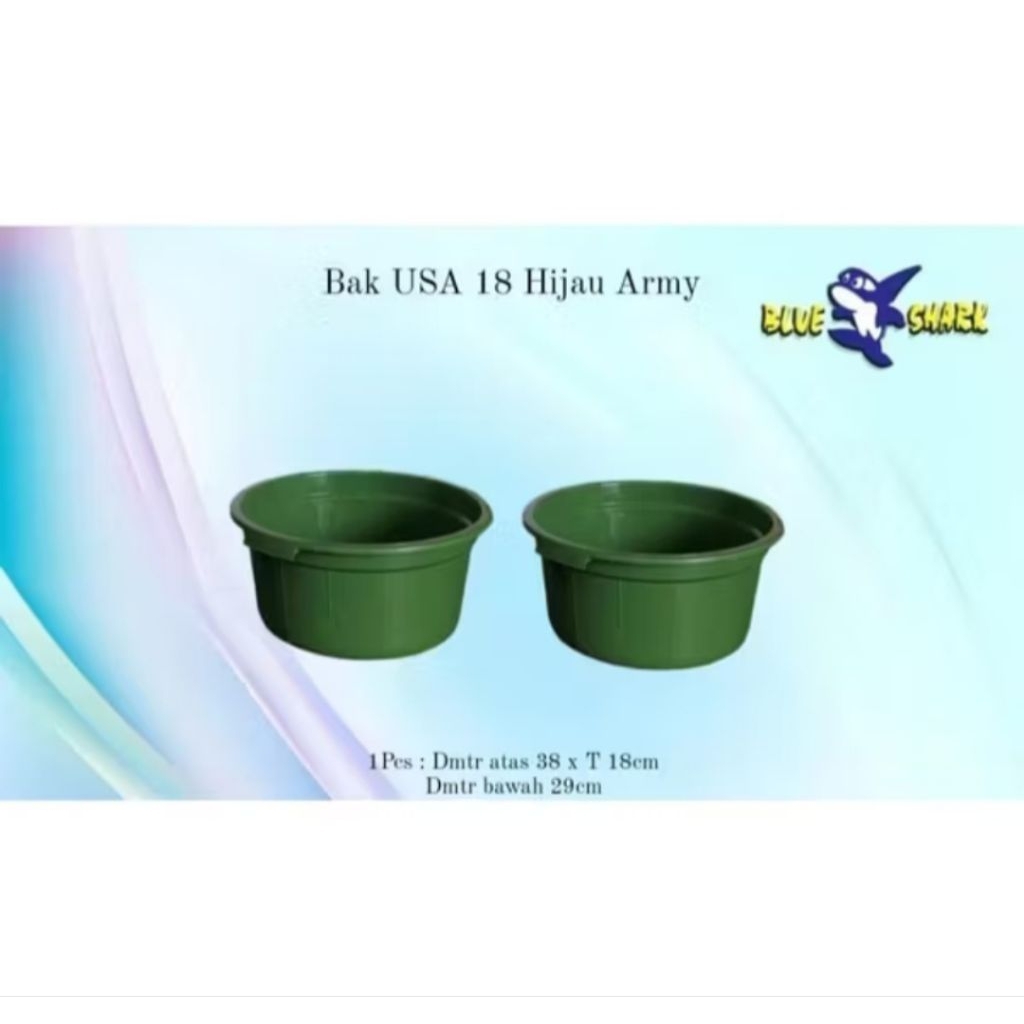 Jual Bak USA 18 / Wadah selamatan / Bak cuci piring kecil | Shopee ...