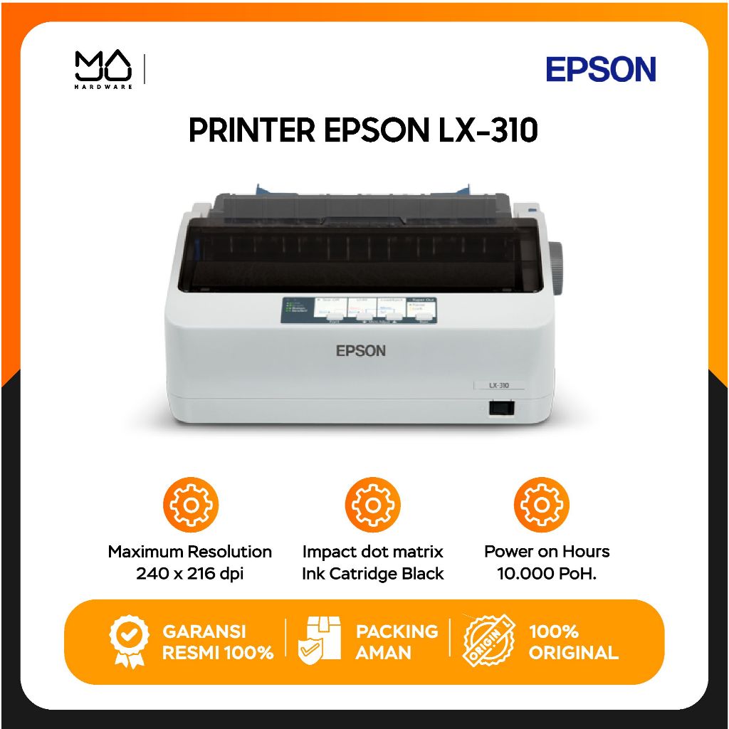 Jual Printer Epson LX-310 Dot Matrix Printer - Garansi Resmi | Shopee ...