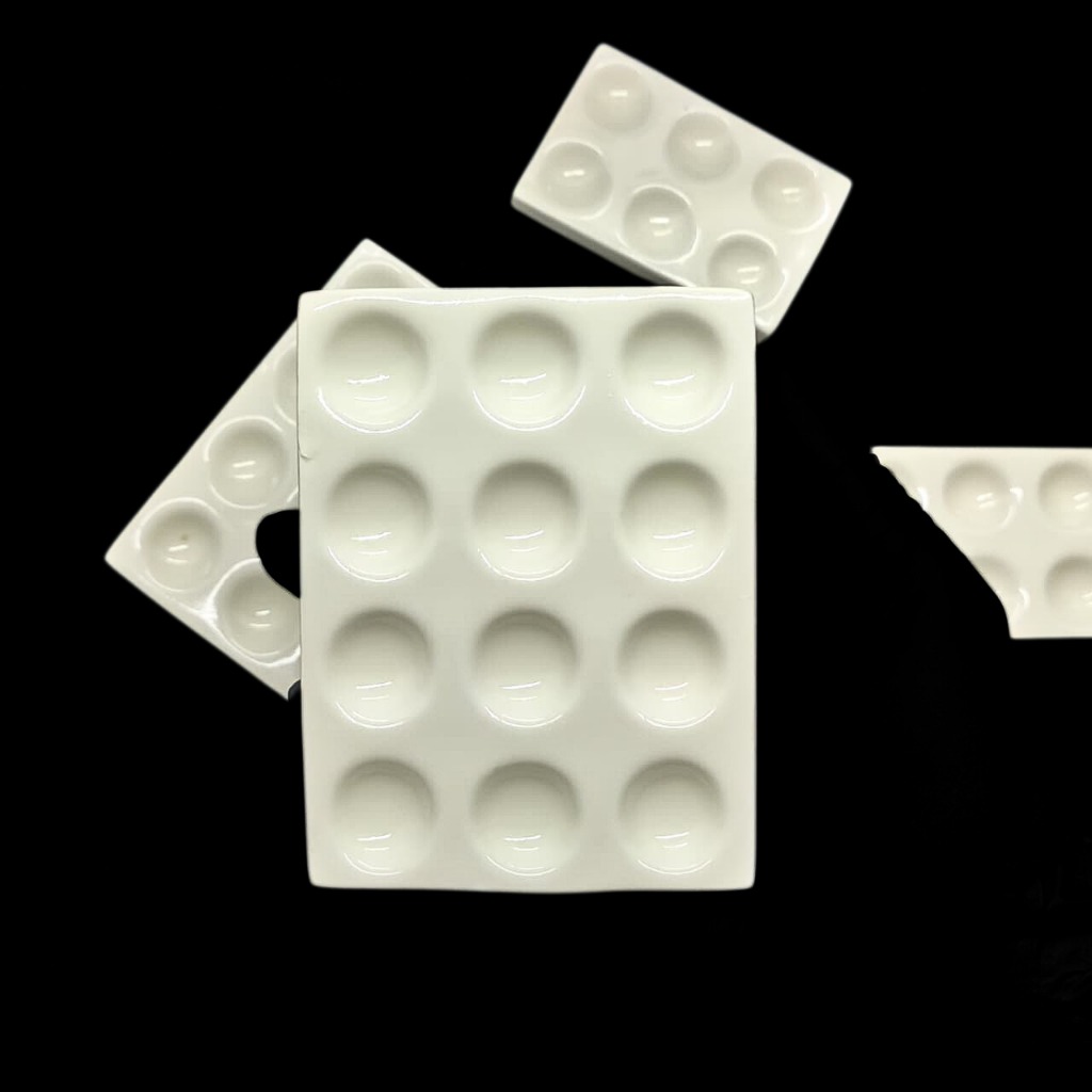 Jual Plat Tetes Laboratorium / Spot Plate / Drip Plate Keramik Porselen ...