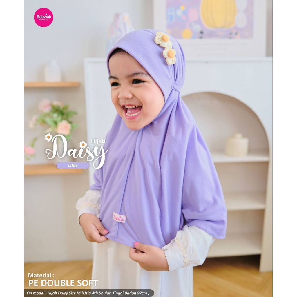 Jual Hijab Anak Hijab Kaos Hijab Daisy by Babyjab | Shopee Indonesia