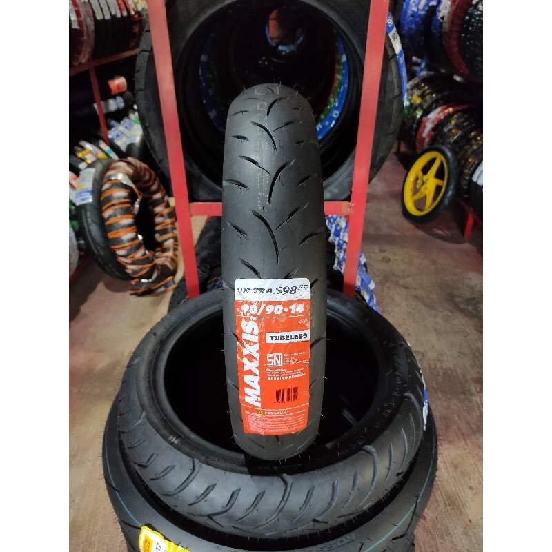 Jual BAN MOTOR MATIC MAXXIS VICTRA Ring 14 TUBELESS DEPAN BELAKANG ...