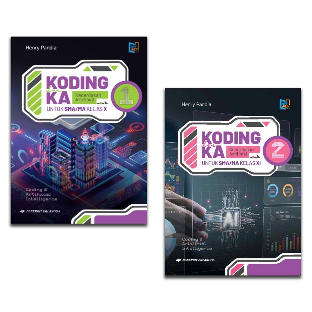 Jual BUKU KODING DAN KECERDASAN ARTIFISIAL ERLANGGA SMA / MA KURIKULUM ...