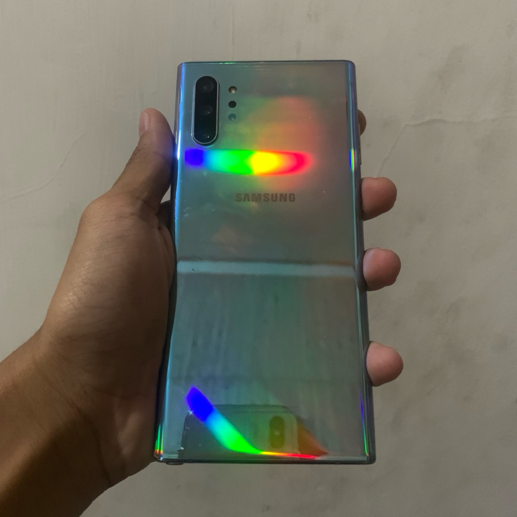 Jual SAMSUNG NOTE 10 PLUS 256GB SECOND GREEN TIPIS BGT SIAP PAKAI ...