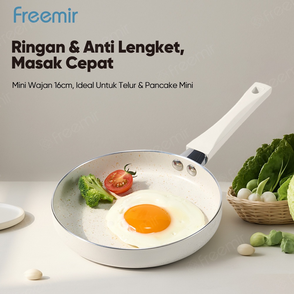 Jual [OFFICIAL] freemir Wajan Penggorengan 16 cm - Panas Merata ...