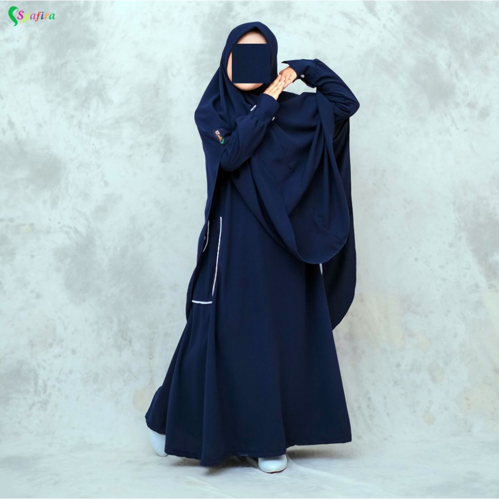 Jual Abaya Set Hijab/Jilbab "Hoya" Marbela anti UV dan Wolpis grade A ...