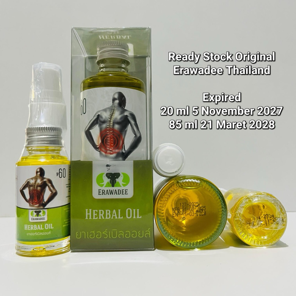 Jual Erawadee Herbal Spray No. 60 85 ml Original dari Thailand ...