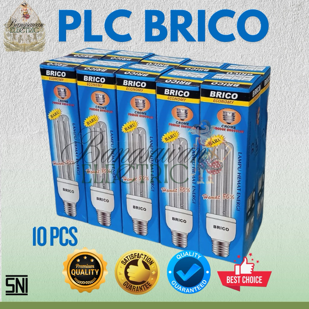 Jual Lampu PLC BRICO 2U 7W PUTIH | Shopee Indonesia