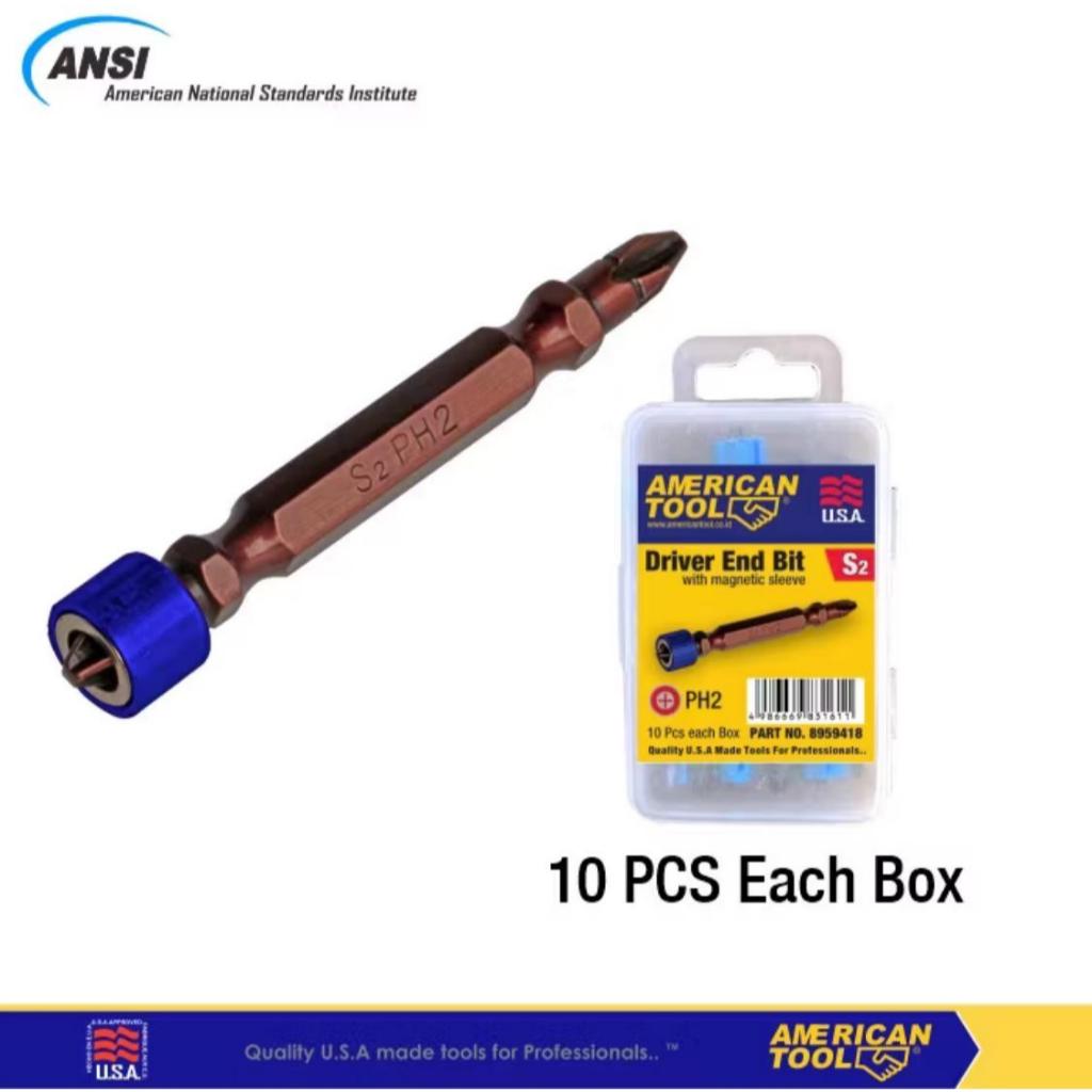 Jual Double End Bit With Magnet American Tool 8959418 | Shopee Indonesia