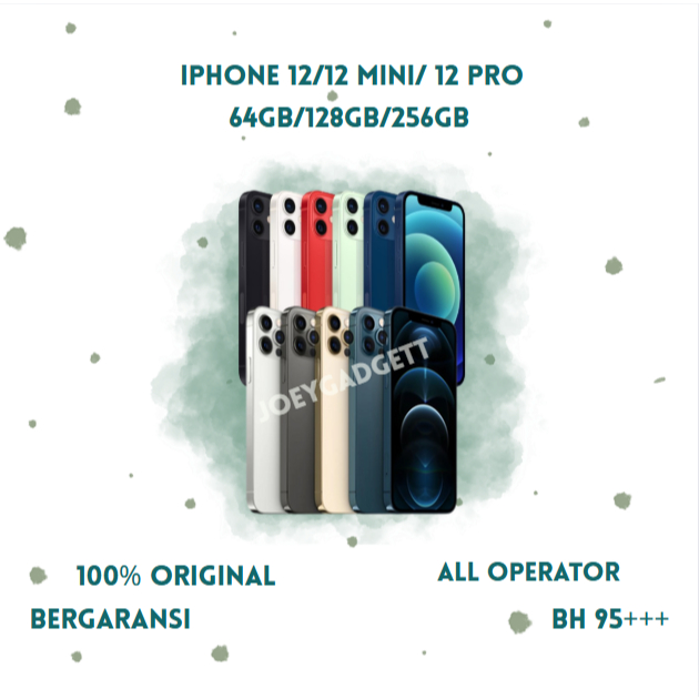 Jual HP IP 12/12 Mini/ 12 Pro/ 64GB/128GB/256GB Fullset Second Like New ...