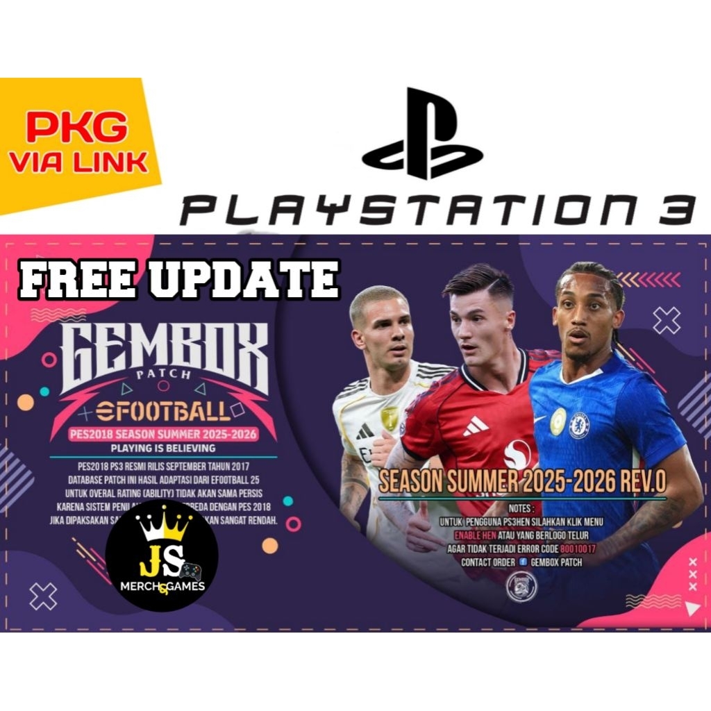 Jual ( TERBARU RILIS 2026 ) VIA LINK - GAME PS3 - PKG FILE - FULLGAME - GEMBOX PATCH 2026 NEW ...
