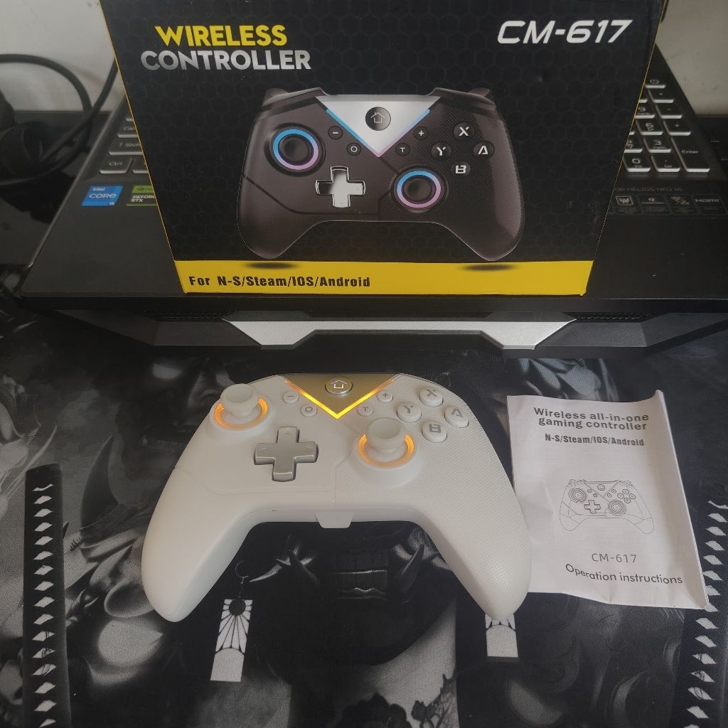 Jual Gamepad Wireless Game Controller Bluetooth High Precision CM-617 ...