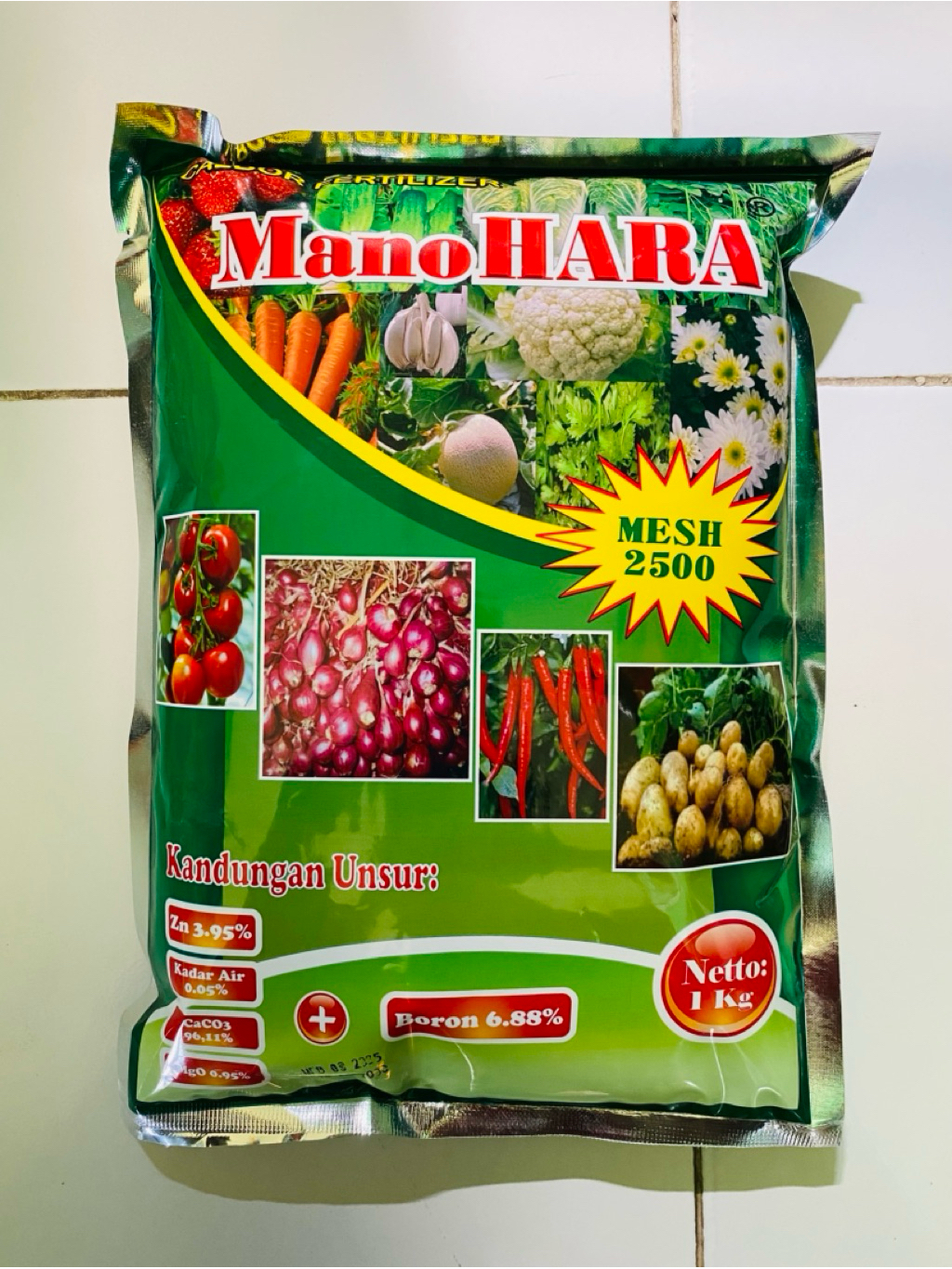 Jual PUPUK MANOHARA mesh 2500 1kg original || pupuk kalsium boron ...