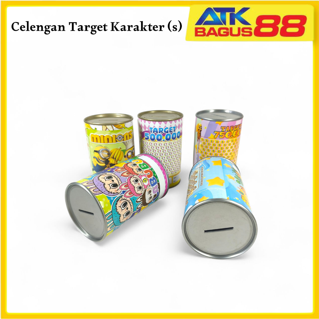 Jual Celengan Target Karakter S Tabungan Edukasi Anak Motif Lucu ...