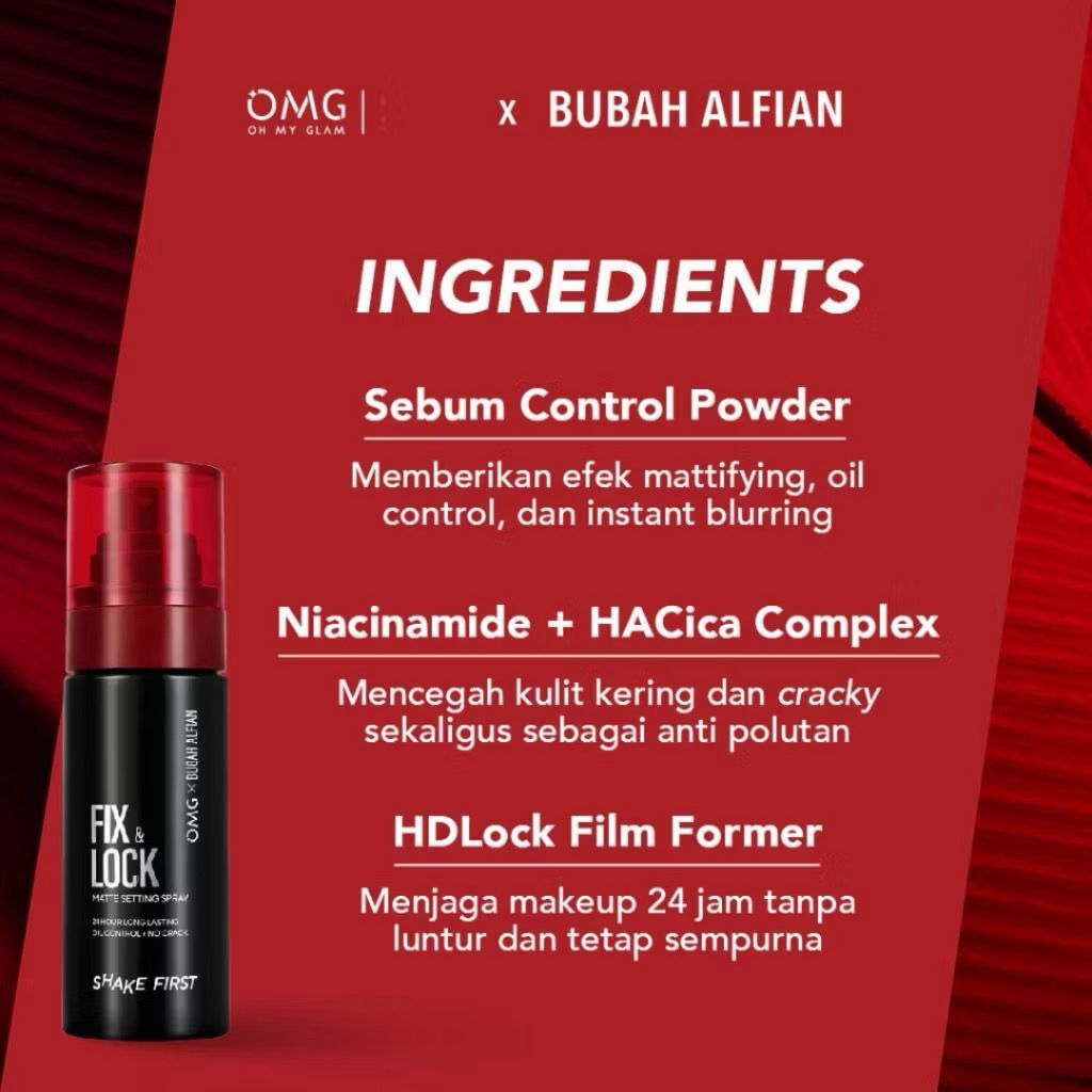 Jual Omg Setting Spray Fix & Lock 60ml | Shopee Indonesia