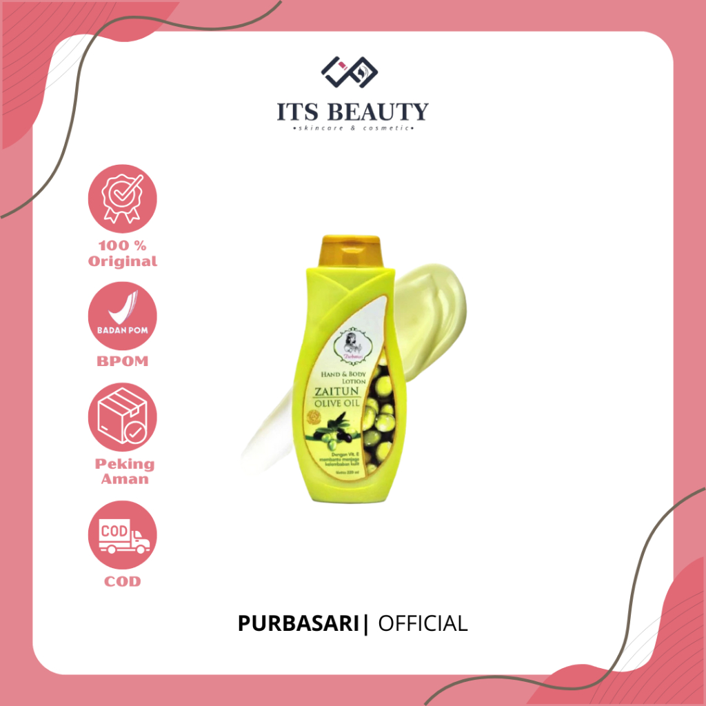 Jual Its Beauty - Purbasari Hand And Body Lotion Zaitun 100 ml | Shopee ...