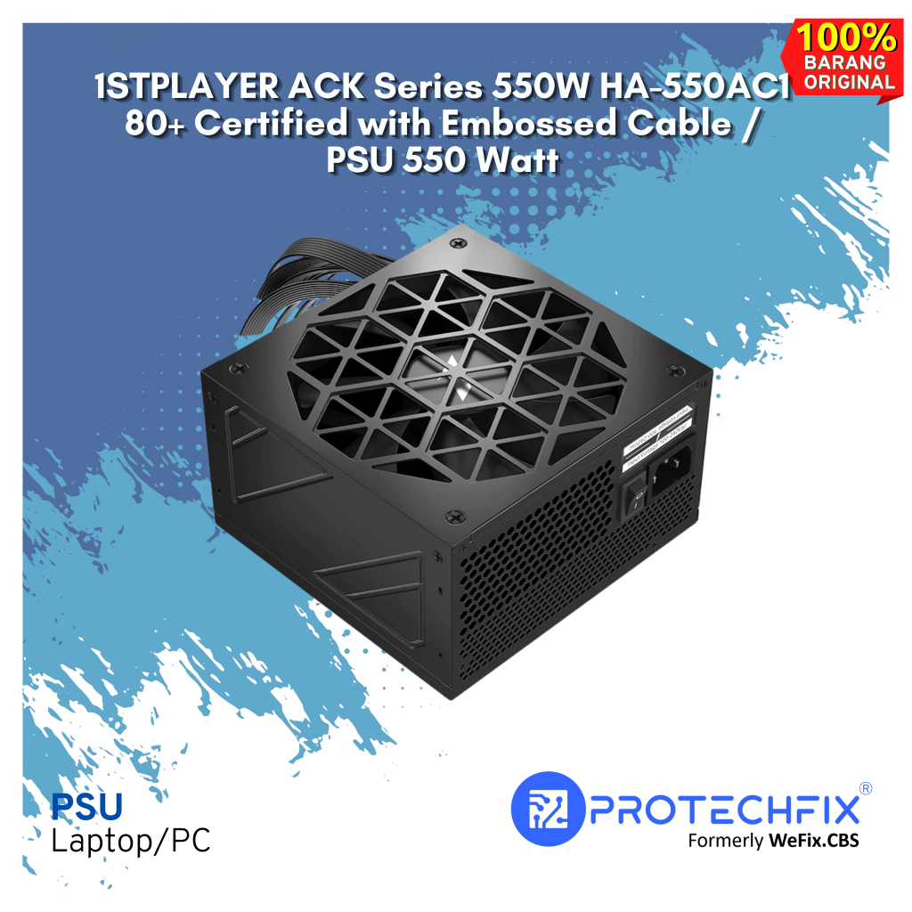 Jual 1STPLAYER ACK Series 550W HA-550AC1 80+ Certified with Embossed ...