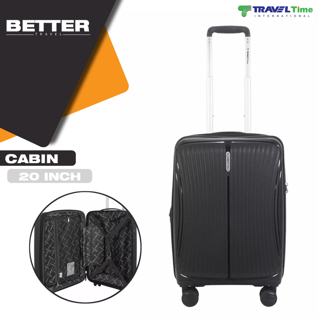 Jual TRAVEL TIME koper 20 inch cabin size small hardcase polypropylene ...