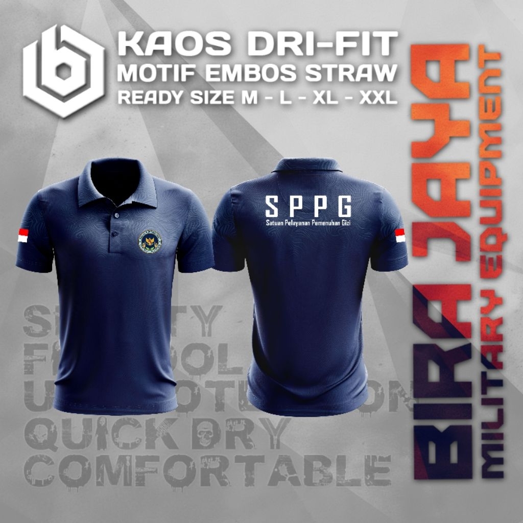 Jual Kaos SPPG kaos Satuan Pelayanan Pemenuhan Gizi polo shirt SPPG ...