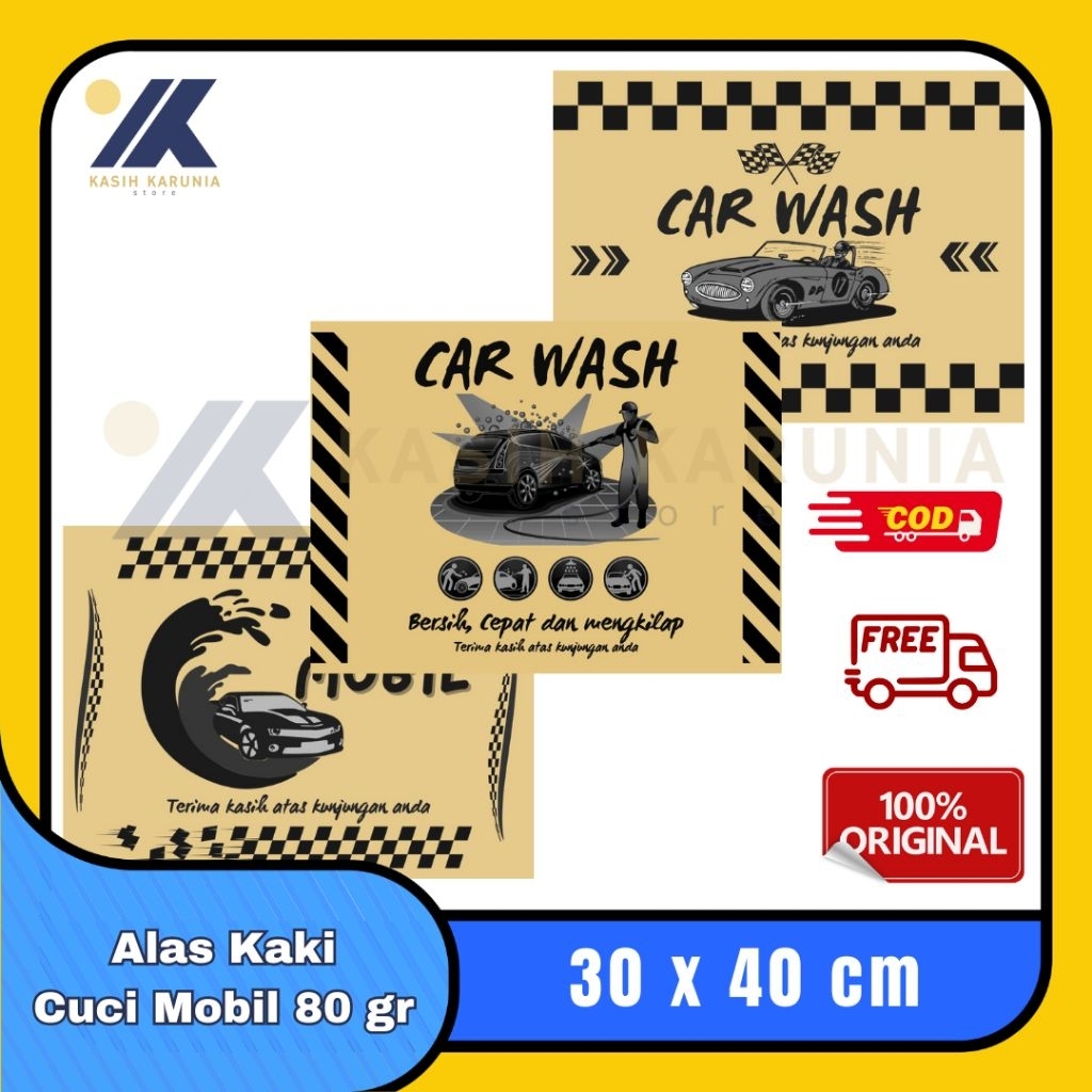 Jual Kertas Alas Kaki Mobil | Kertas Cuci Mobil - 30x40 cm 50 lembar ...