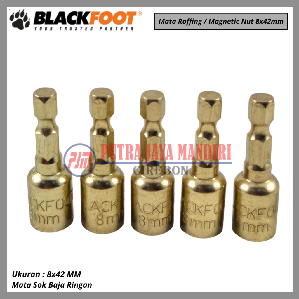 Jual Blackfoot Mata Roofing 8x42 Mm Baut Baja Ringan Pendek / Magnetic ...