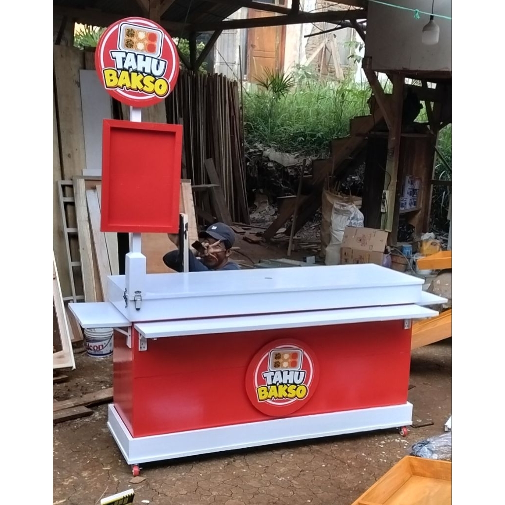 Jual Booth lipat koper portable, Booth dimsum es kopi minuman bakso dll ...