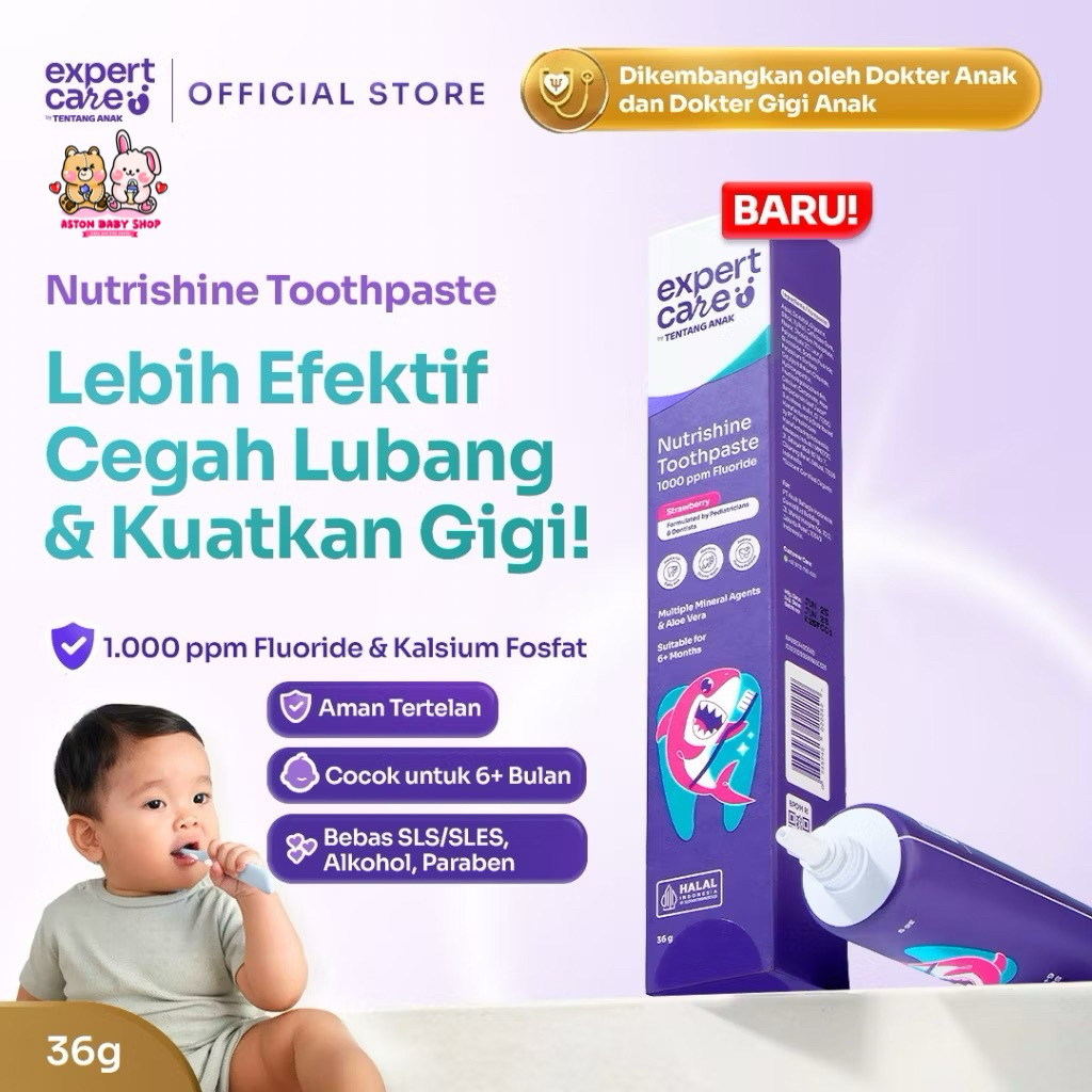 Jual Expert Care Nutrishine Toothpaste 36g Odol Bayi dan Anak ...