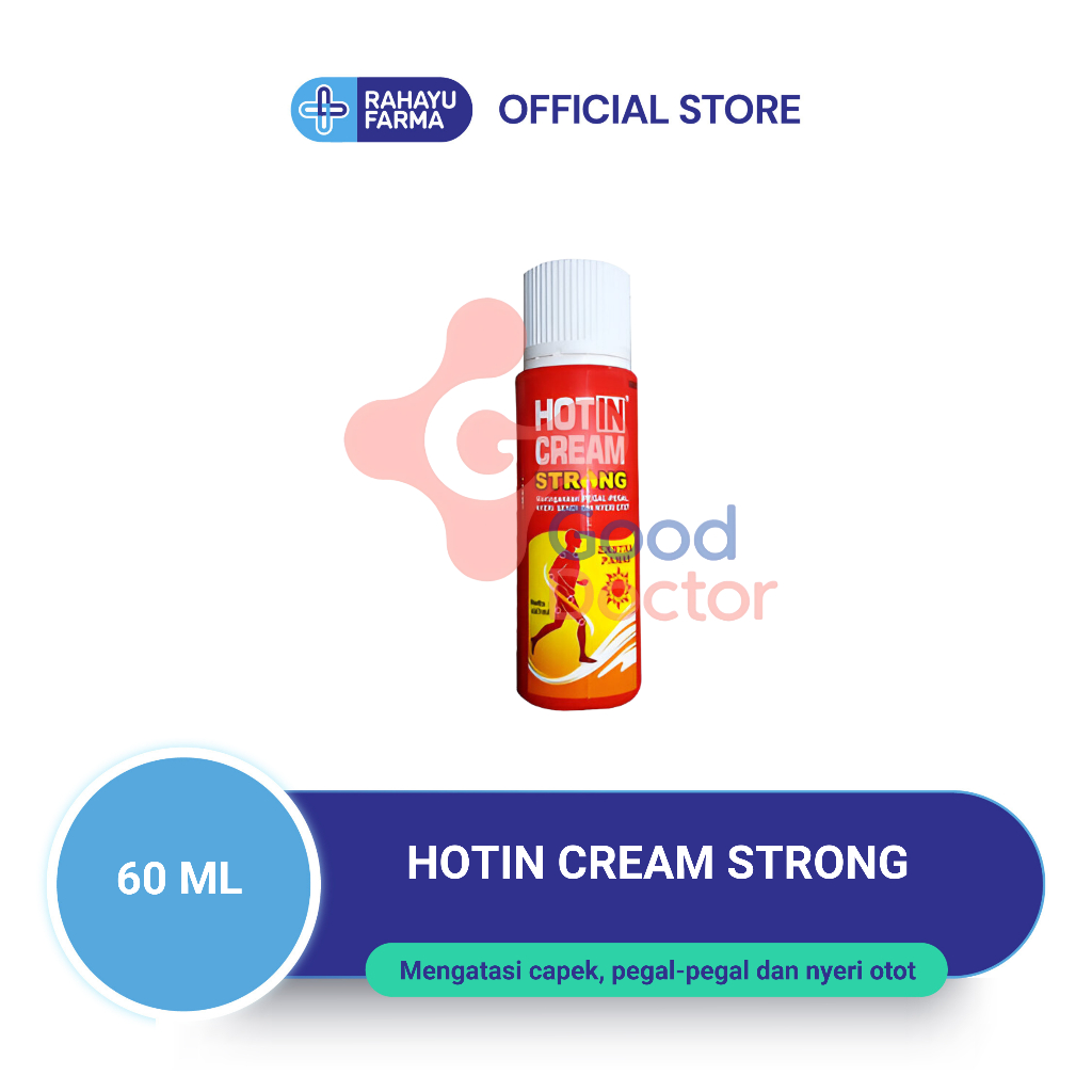 Jual HOTIN CREAM STRONG 60 ML - Mengatasi capek, pegal-pegal dan nyeri ...