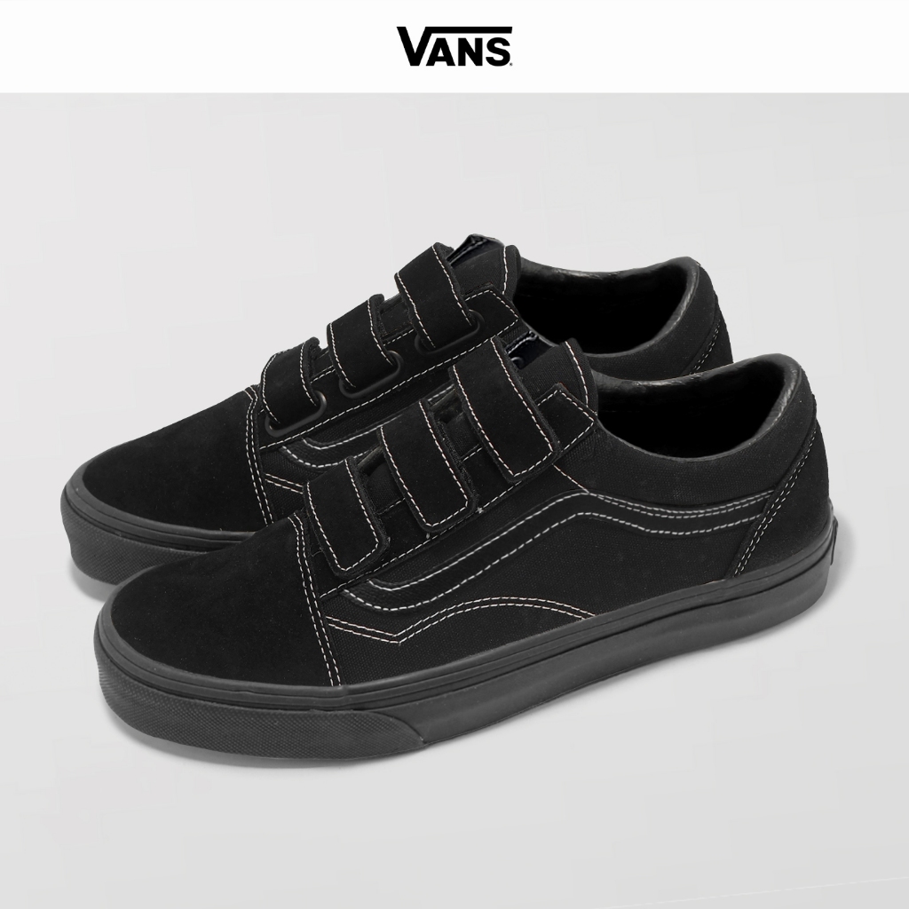 Jual [ Sepatu Sneakers ] Classic Old Skool V Black Black Original ...