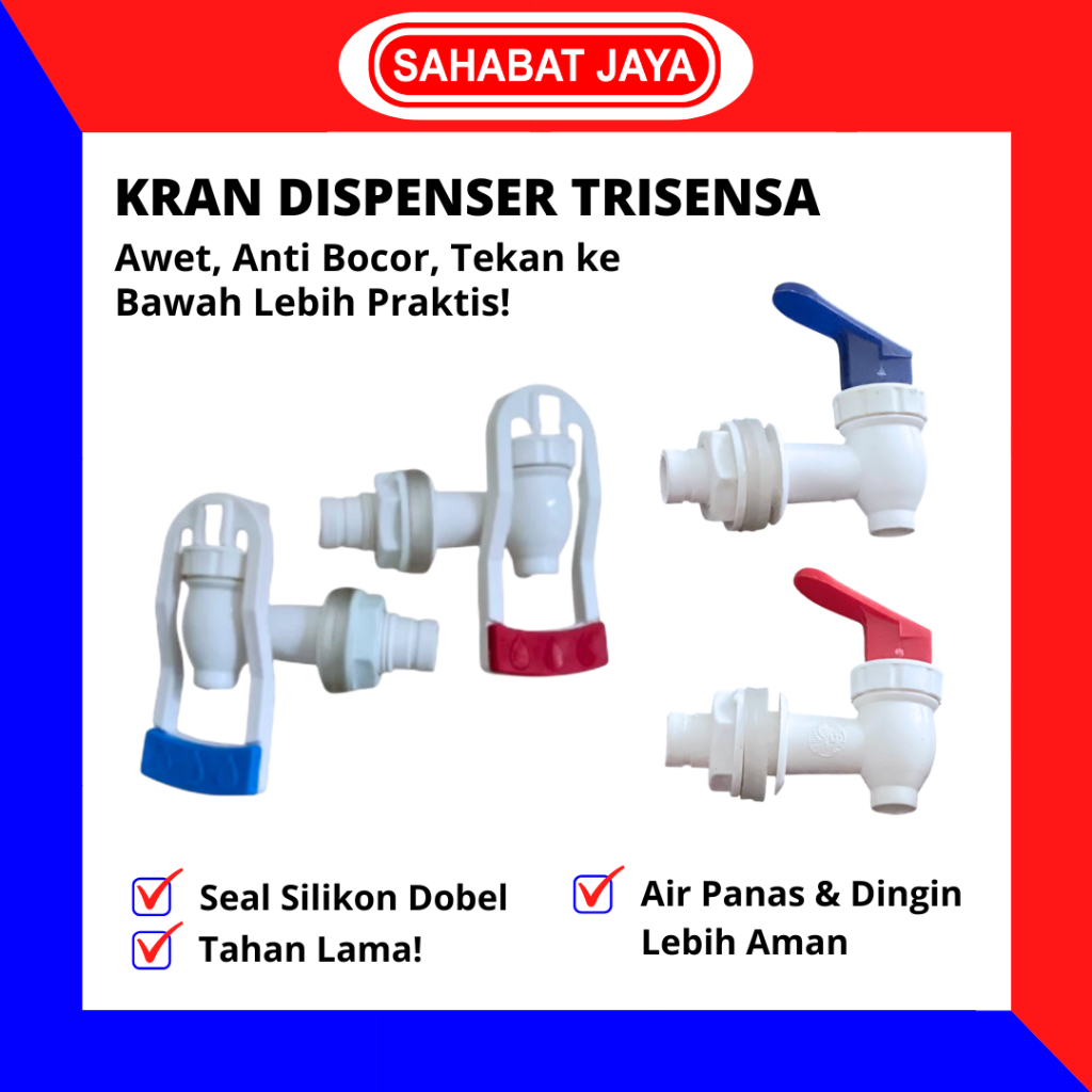 Jual TRISENSA Kran Dispenser Keran Air Guci Galon Multi Dorong Tekan ...