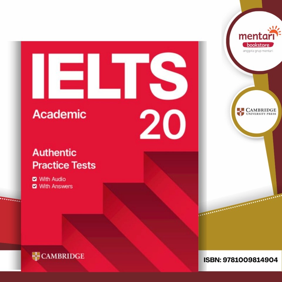 Jual IELTS 20 Practice Test Academic Student's Book with Answers with ...