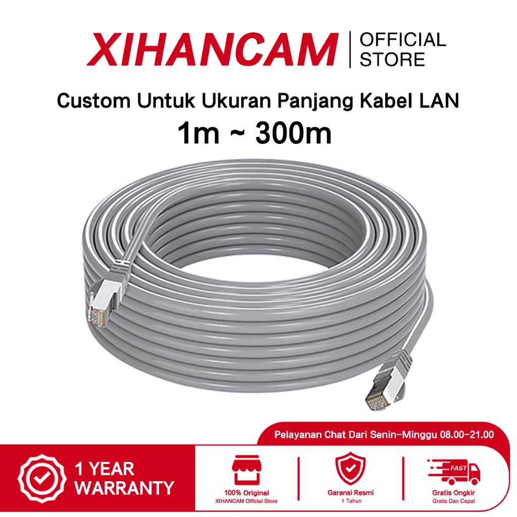 Jual XIHANCAM kabel LAN RJ45 Cat6 15 Meter Gigabit Kabel Ethernet UTP ...