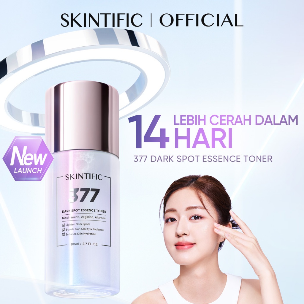 Jual SKINTIFIC - 377 Pro Dark Spot Essence Toner 80ml | Flek Hitam ...