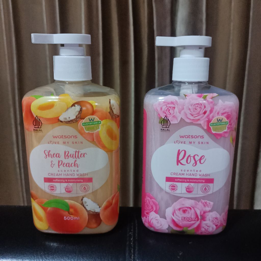 Jual WATSONS Rose / Shea Butter & Peach Cream Hand Wash 500 ml | Sabun ...
