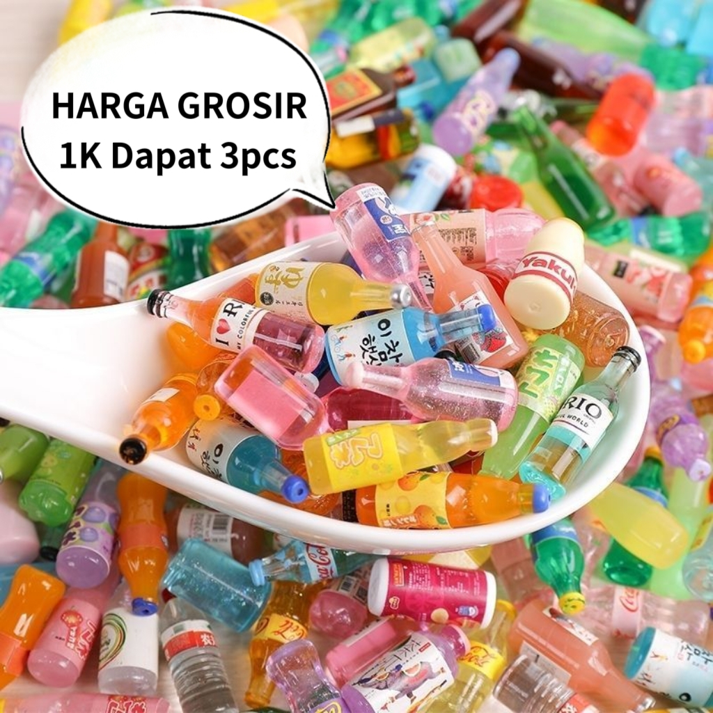 Jual [HARGA GROSIR] Aksesoris DIY Miniatur 3D stiker Resin Mainan ...