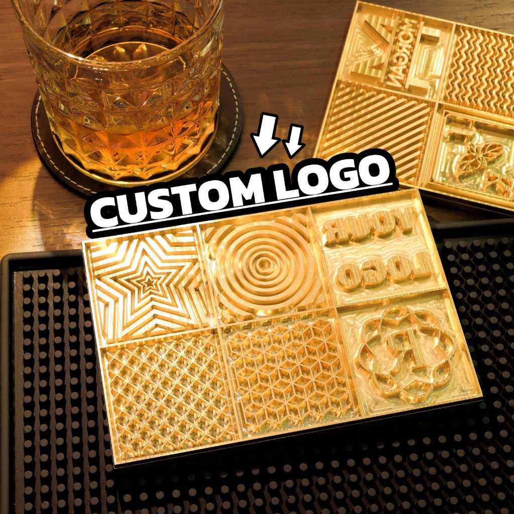 Jual Custom Ice Plate, Business Logo Ice cube stamp for bar ...