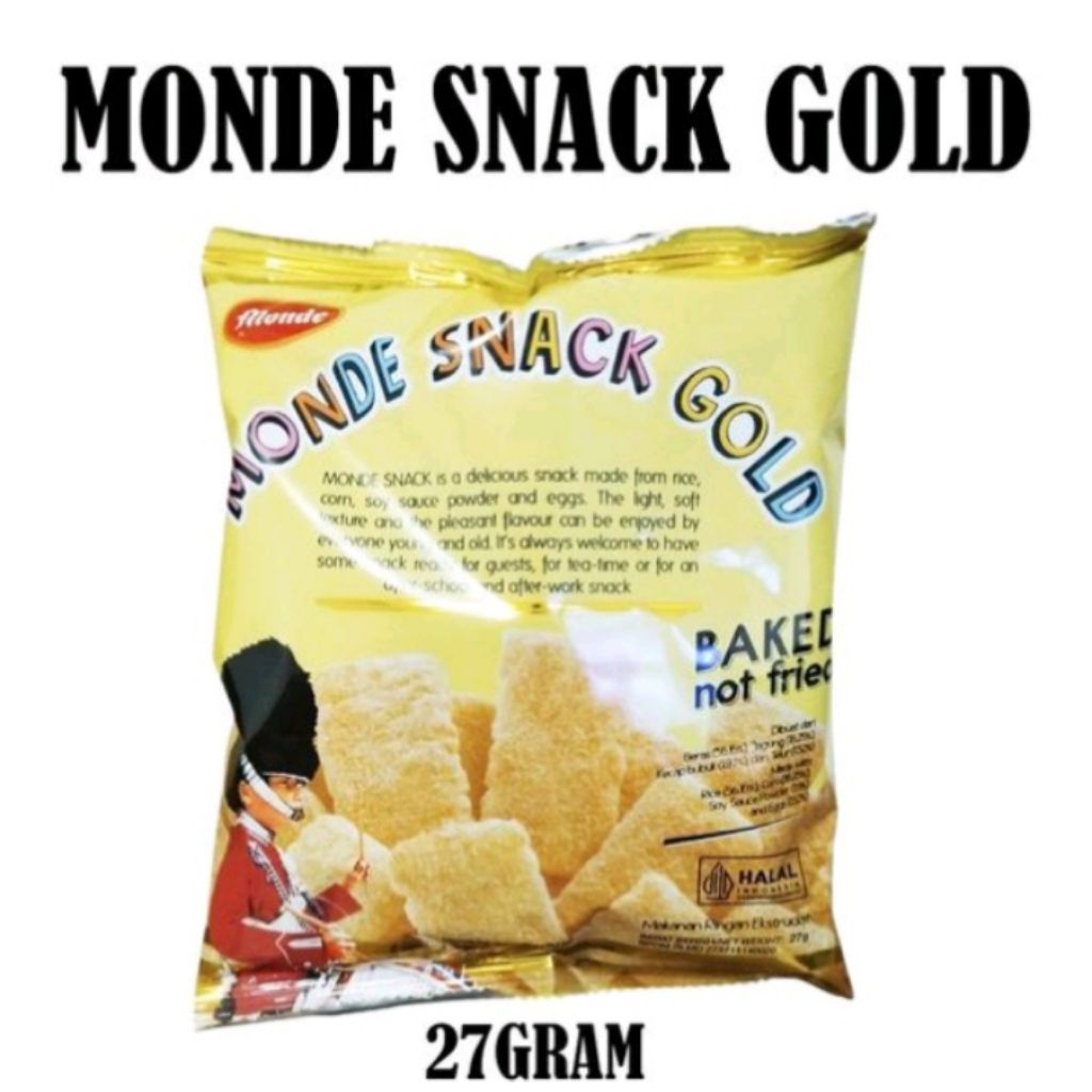 Jual Monde snack gold dan spicy uk kecil dan besar (sedang) | Shopee ...