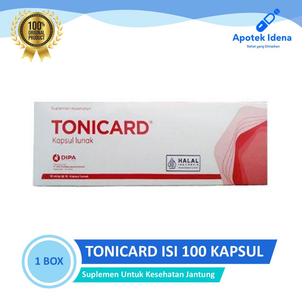 Jual TONICARD ISI 100 KAPSUL LUNAK SUPLEMEN PROGRAM HAMIL,PEMBAKAR ...