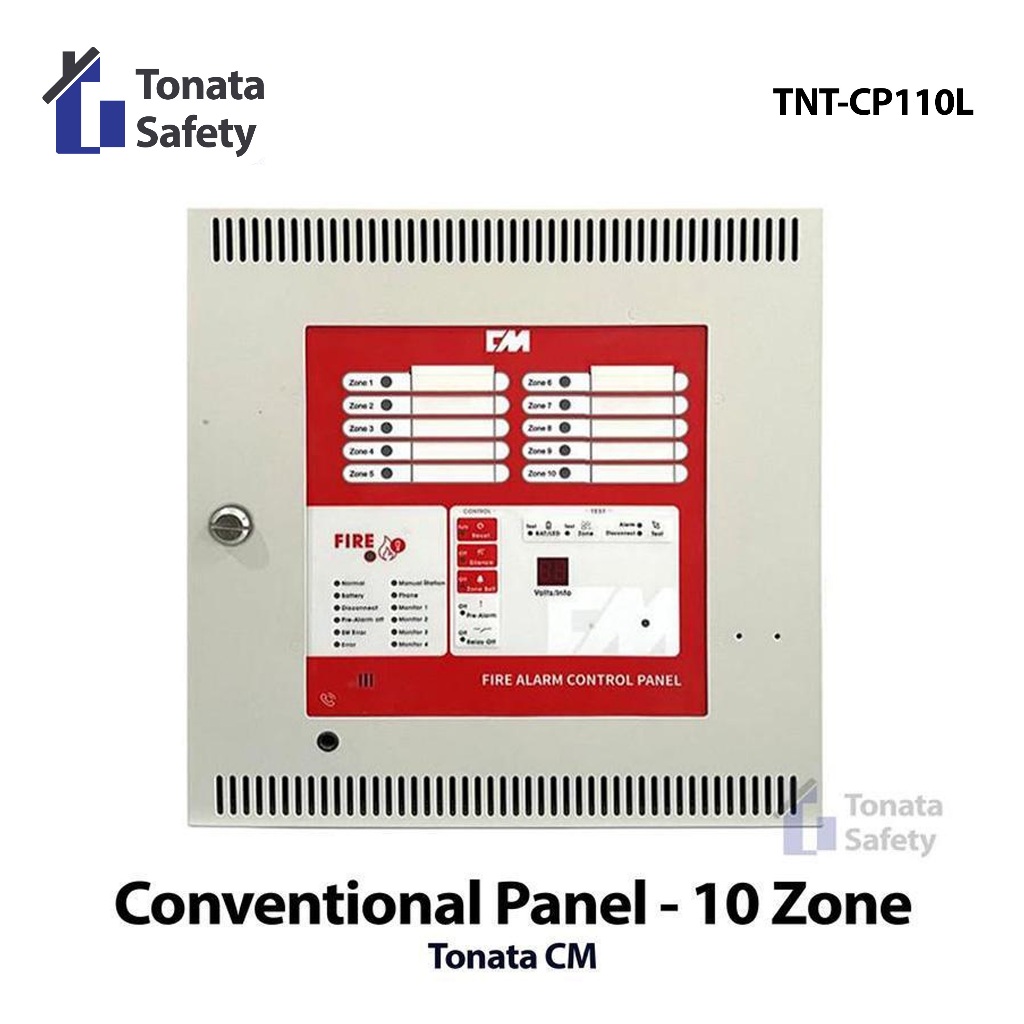 Jual Tonata Fire Alarm Control Panel 10 Zone MCFA Conventional | Shopee ...