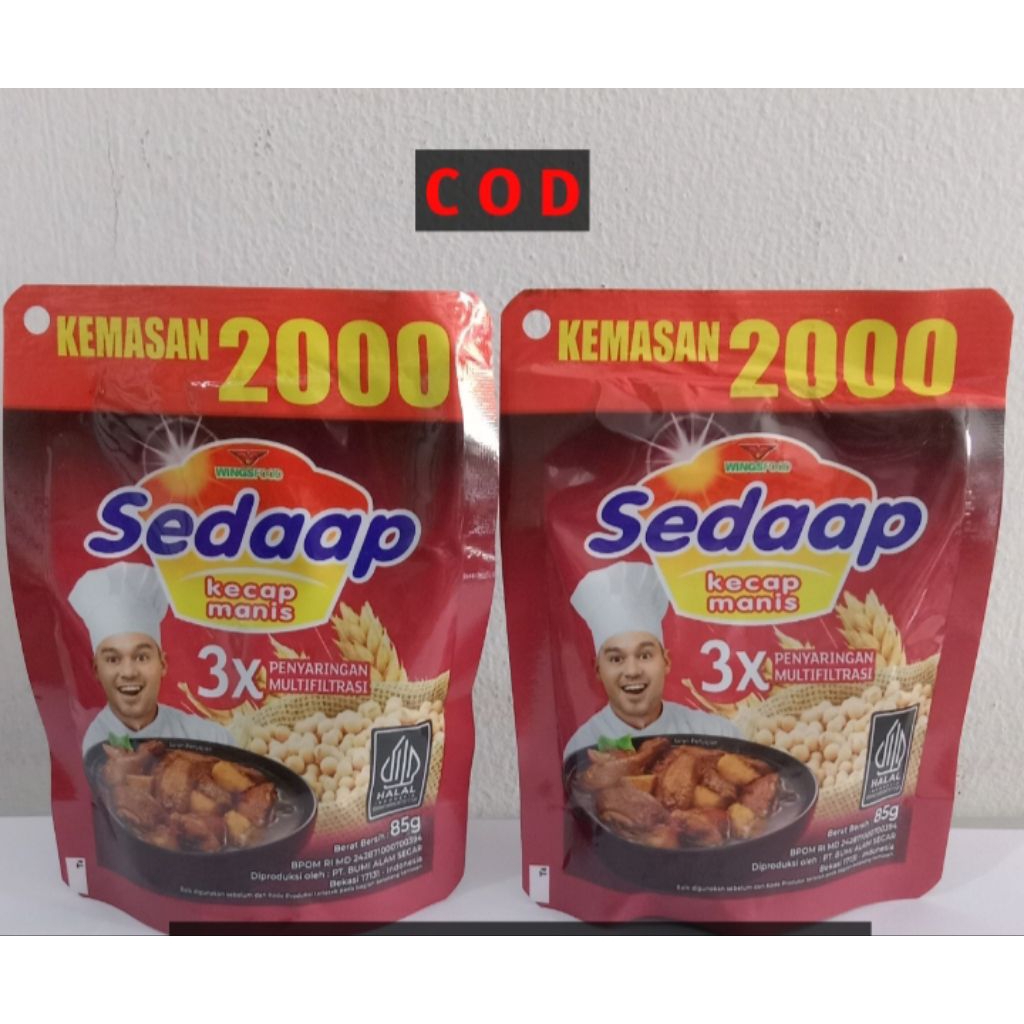 Jual [ Paket 5 Pcs ] Kecap Sedap 77gr Kecap Manis Kedelai Hitam 2000 an ...