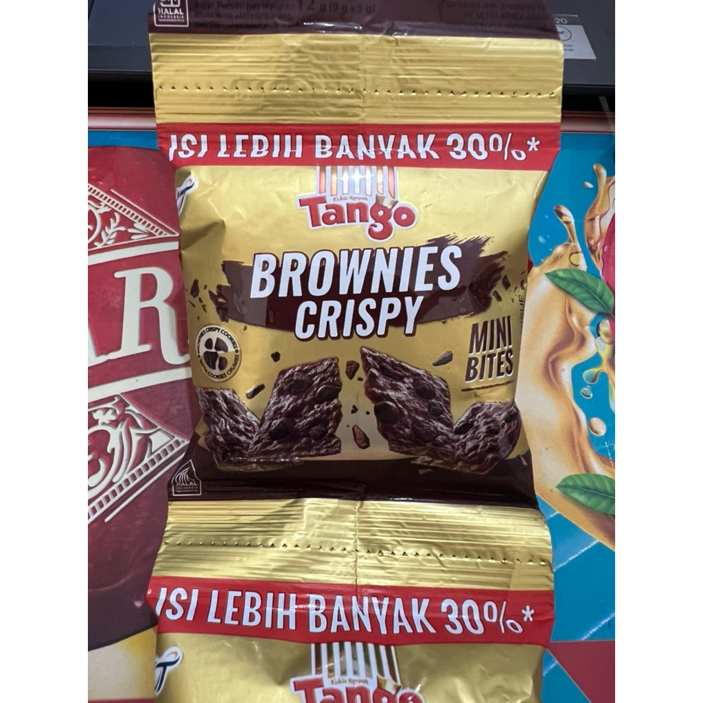 Jual Tango Brownies Crispy Mini Bites 1 Renceng 10 Sachet - Kukis ...
