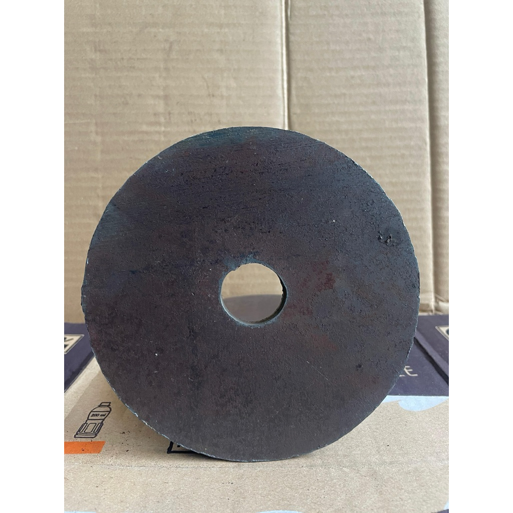 Jual besi plat bulat tebal 8mm diameter 130 lobang 25mm 1 pcs | Shopee ...