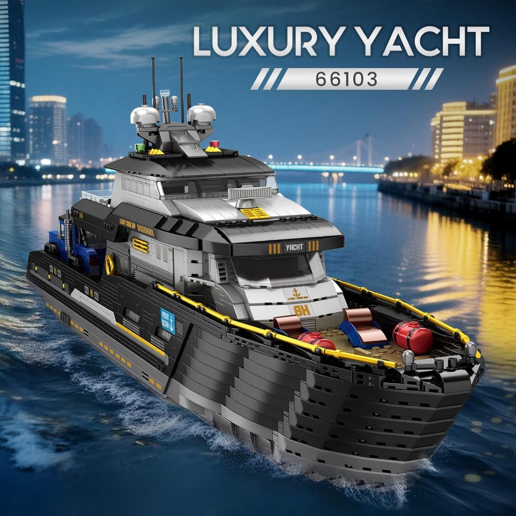 Jual lego Reobrix Luxury Yacht Building Block Set for Adult 66103 ...